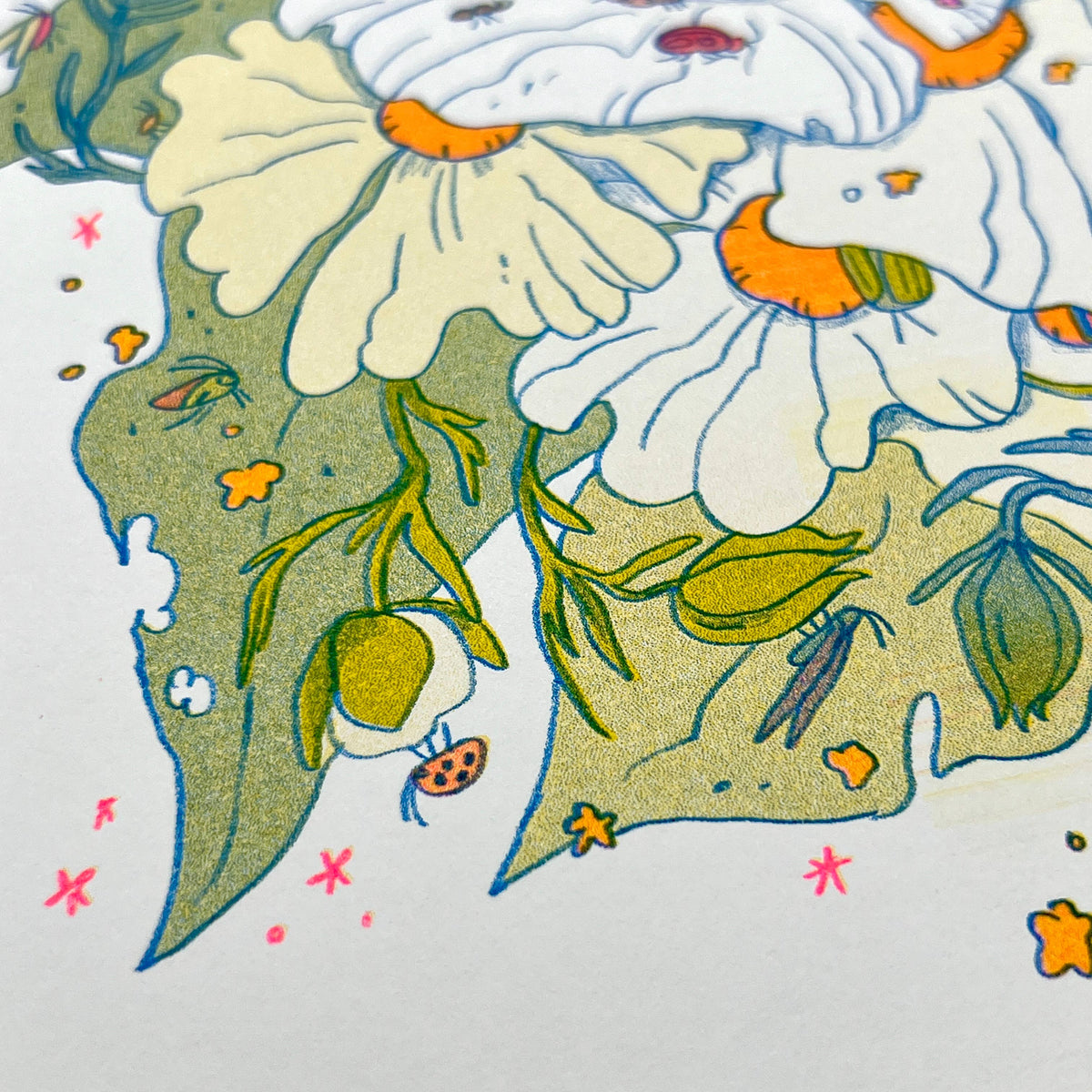 Bug Fairy Risograph Print | Natalie Andrewson (CA) – WE ARE 1976
