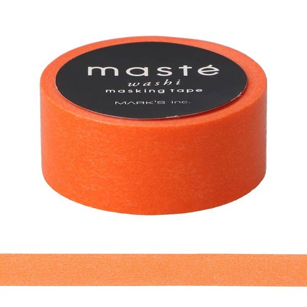 Masté Washi Masking Tape | Orange | Mark's Inc (Japan) – WE ARE 1976