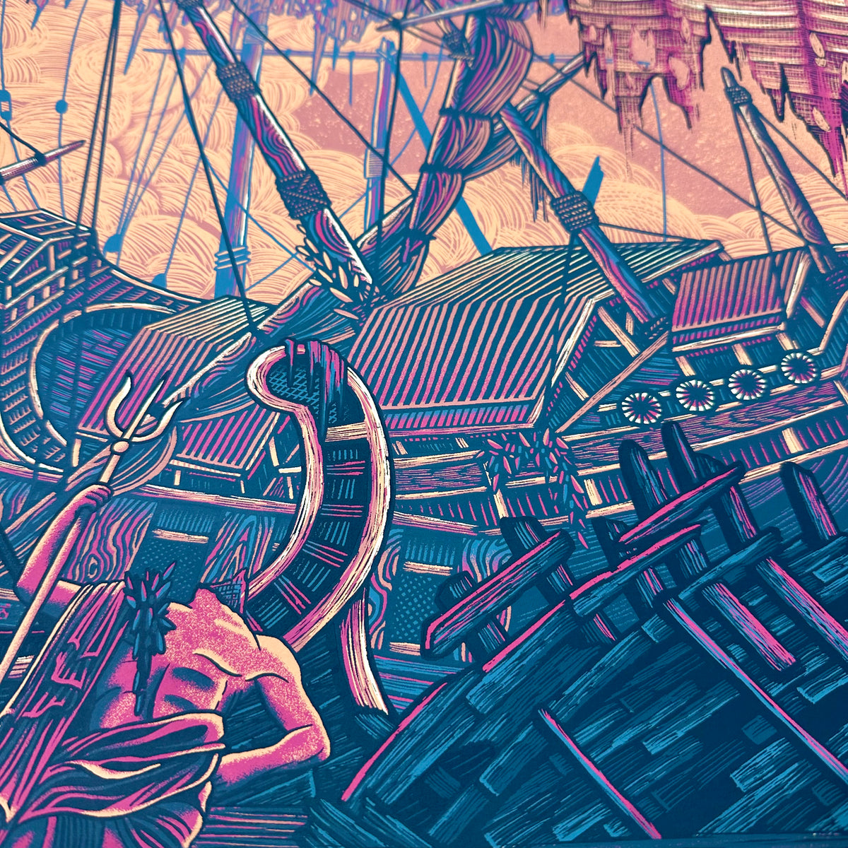 Long Road to Ruin Screenprint | Luke Martin (MD) – WE ARE 1976