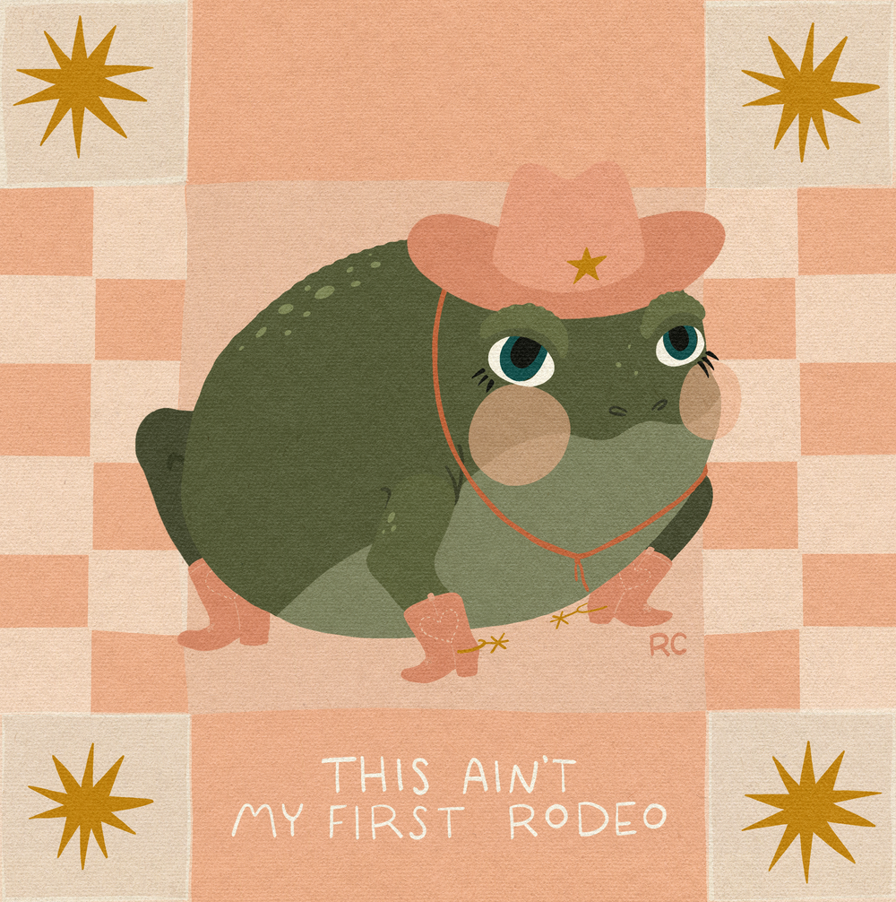 My Second Rodeo Art Print | Rachele Cromer (OK) – WE ARE 1976