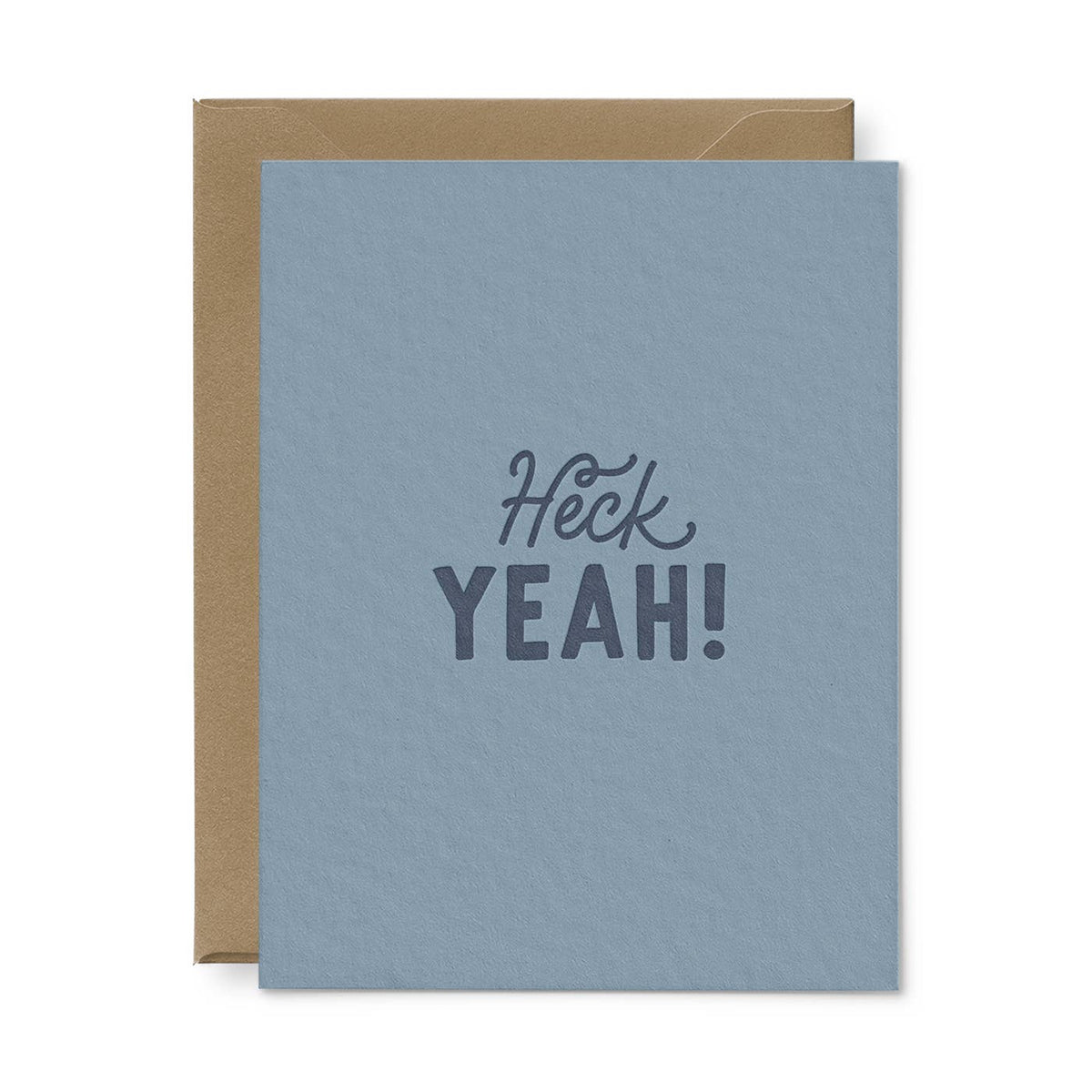 Heck Yeah! Congratulations Greeting Card | Ruff House Print Shop (KS ...