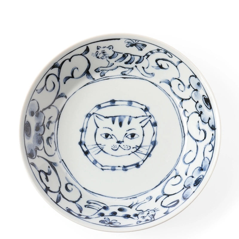 Ceramic Cat Face Plate | Japan – WE ARE 1976