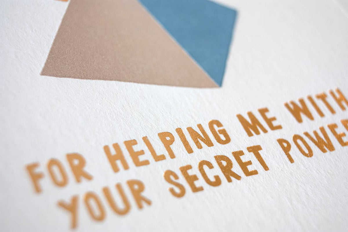 Thank You Pyramid Card | Fugu Fugu (CA) – WE ARE 1976