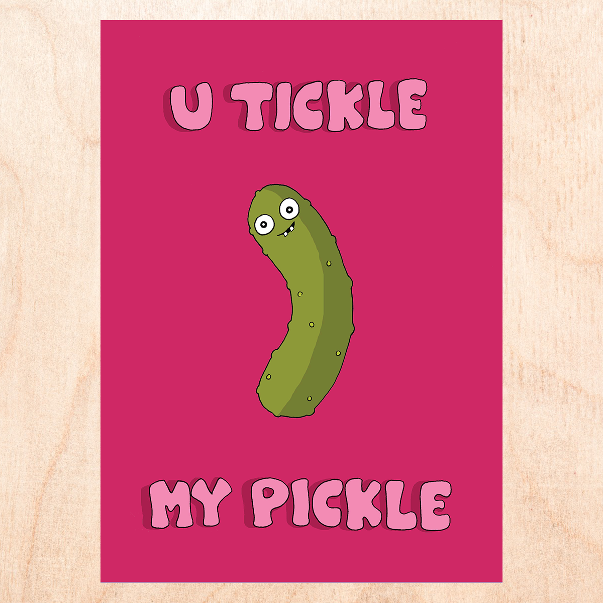 Tickle Pickle Card | Fineasslines (CA) – WE ARE 1976