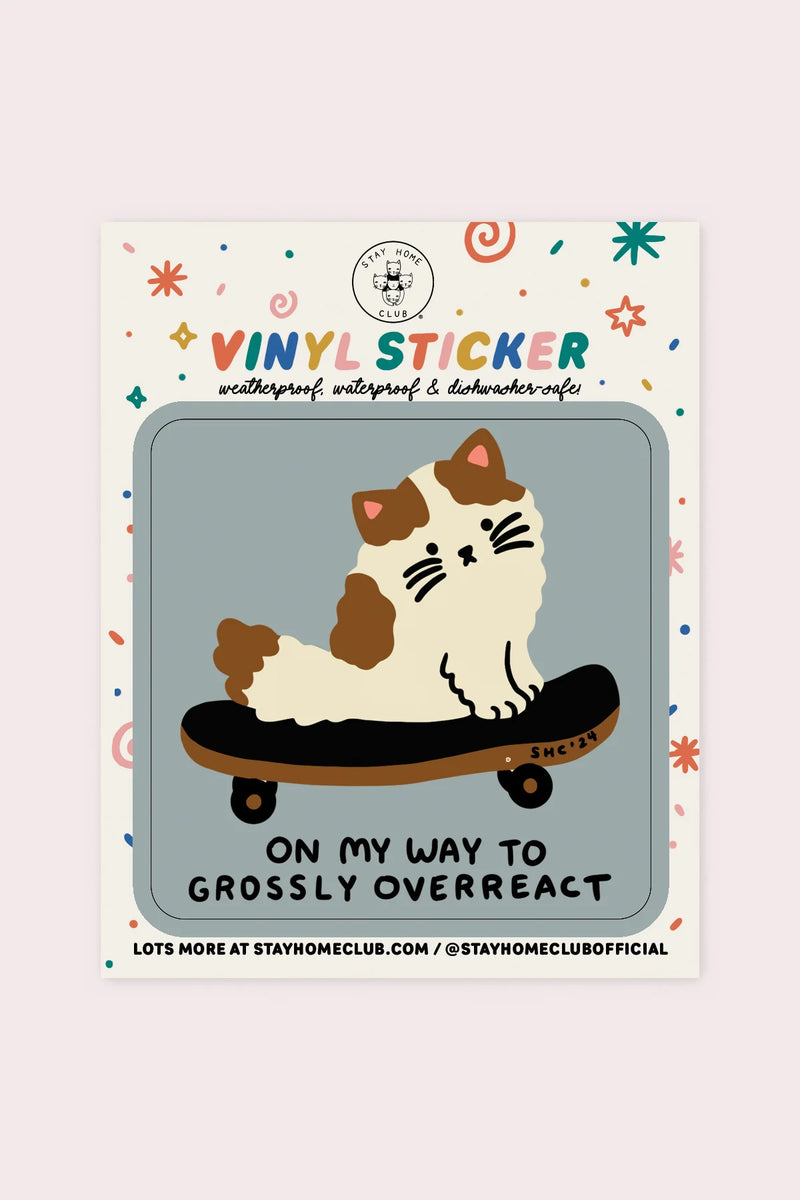 Overreact Vinyl Sticker | Olivia Mew (Canada) – WE ARE 1976