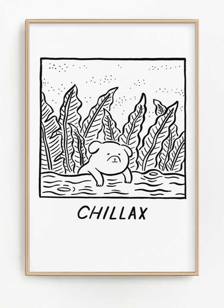 Chillax Art Print | Satoshi Kurosaki – WE ARE 1976