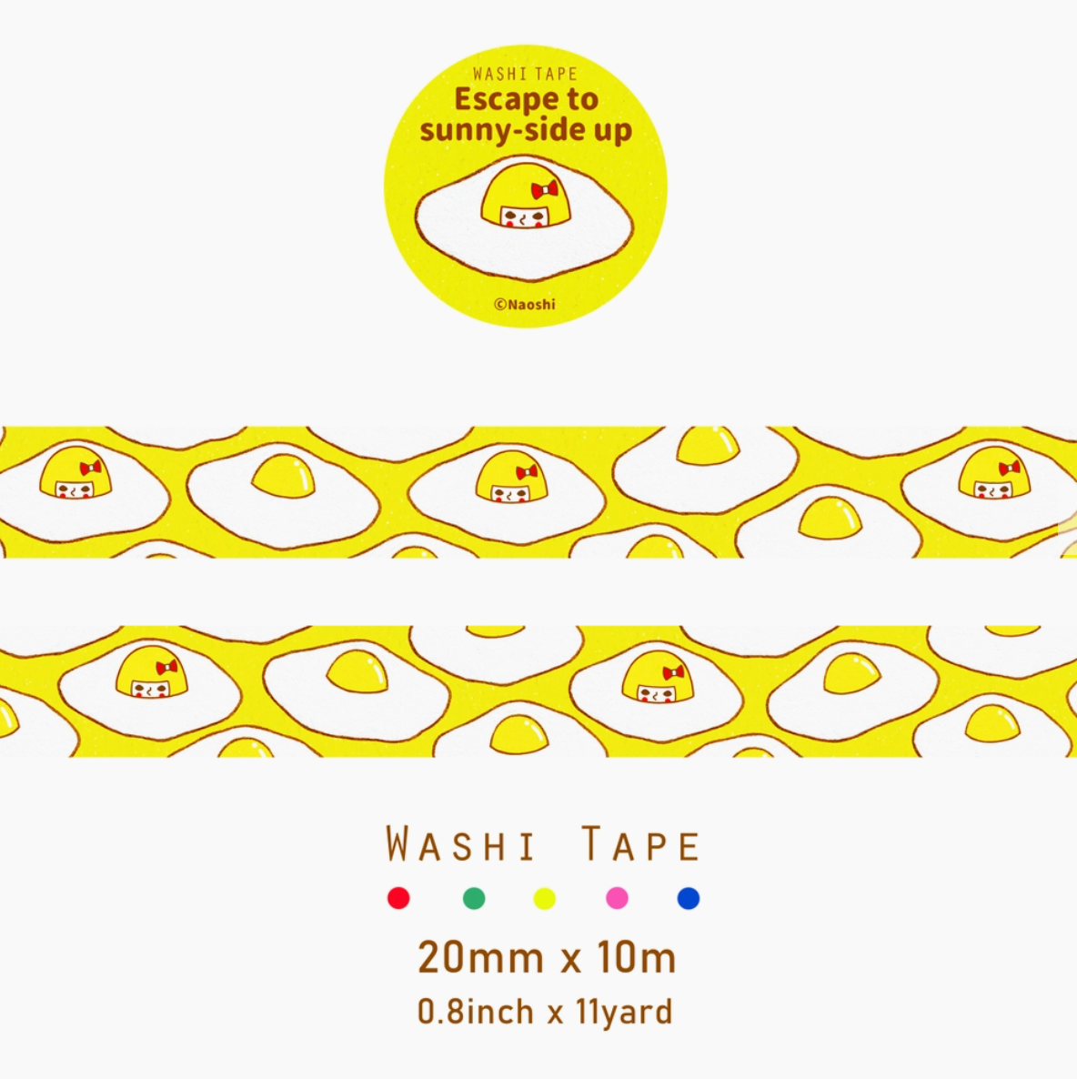 Escape to Sunny Washi Tape | Naoshi (CA) – WE ARE 1976